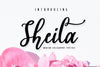 Sheila Script - So Fontsy