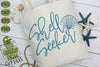Shell Seeker Beach SVG Cut File - So Fontsy