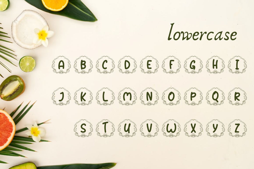 Shellty Monogram - So Fontsy