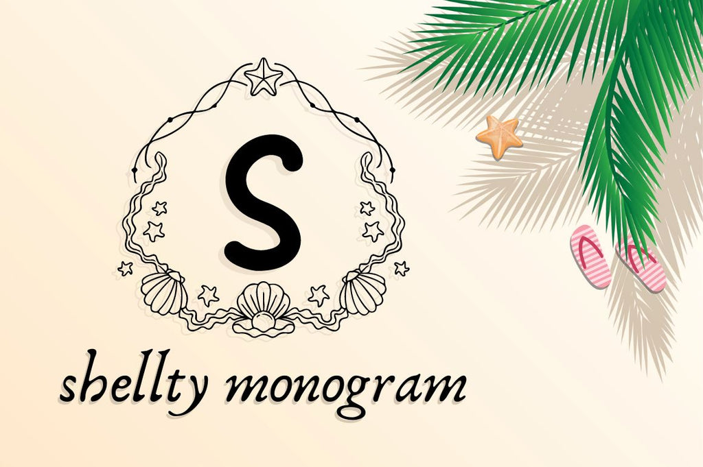 Shellty Monogram - So Fontsy