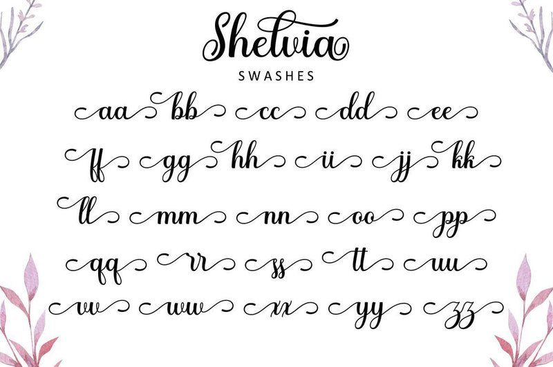 Shelvia Script - So Fontsy