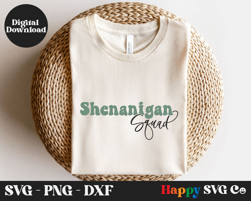 Shenanigan Squad SVG Cut File - So Fontsy