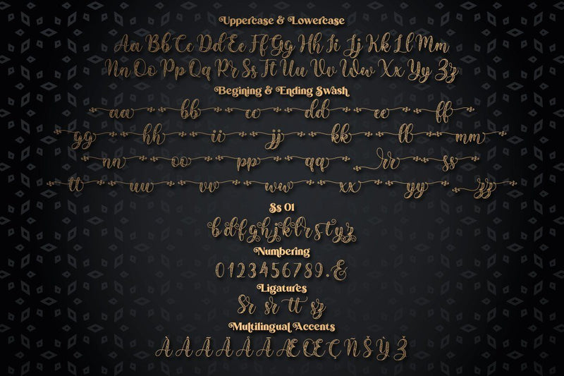 Sherika | Batik Calligraphy & Monogram - So Fontsy