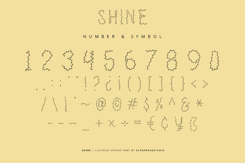 Shine - Decorative Display Font - So Fontsy