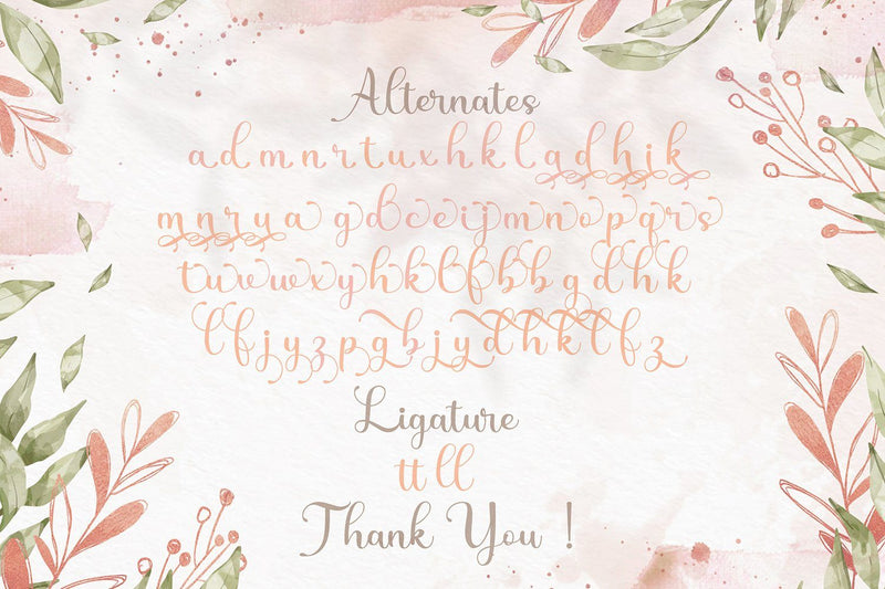 Shiny Aisyah - Handwritten Font - So Fontsy