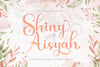 Shiny Aisyah - Handwritten Font - So Fontsy