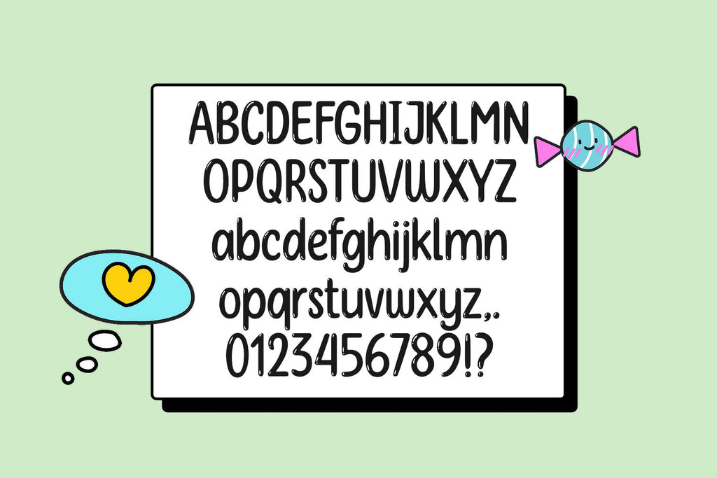 Shiny Flakes - a Shine Font - So Fontsy