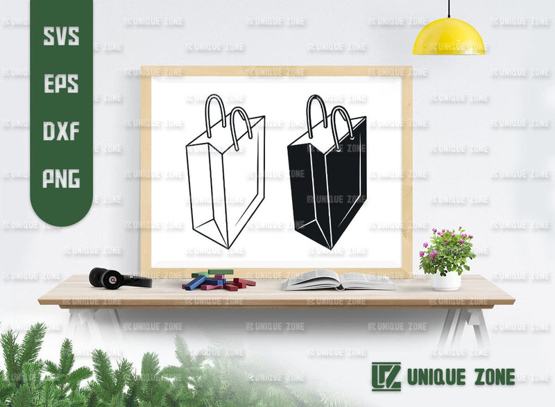 Shoping Bag SVG Bundle, Paper Bag Svg, Bag Svg, Gift Bag Svg, Hand Bag ...