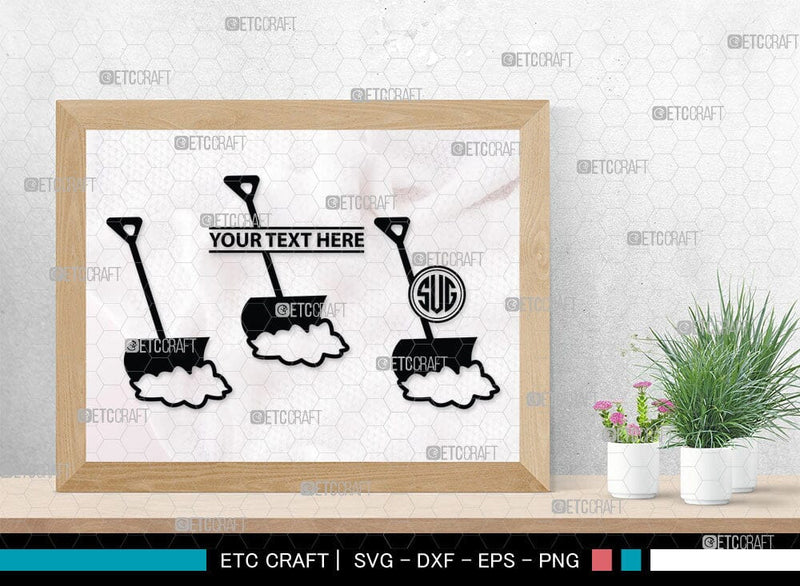 Shovel Silhouette, Shovel SVG Cut Files, Farm Svg, Miner Pick Svg ...