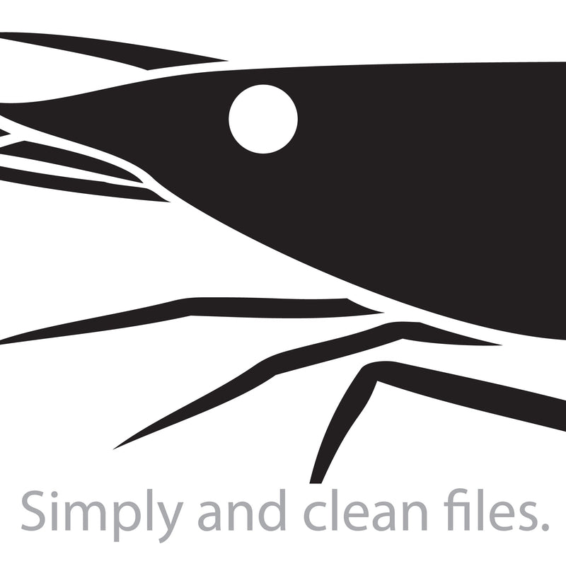 Shrimp. Cut files for Cricut. Clip Art silhouette (eps, svg, pdf, png ...