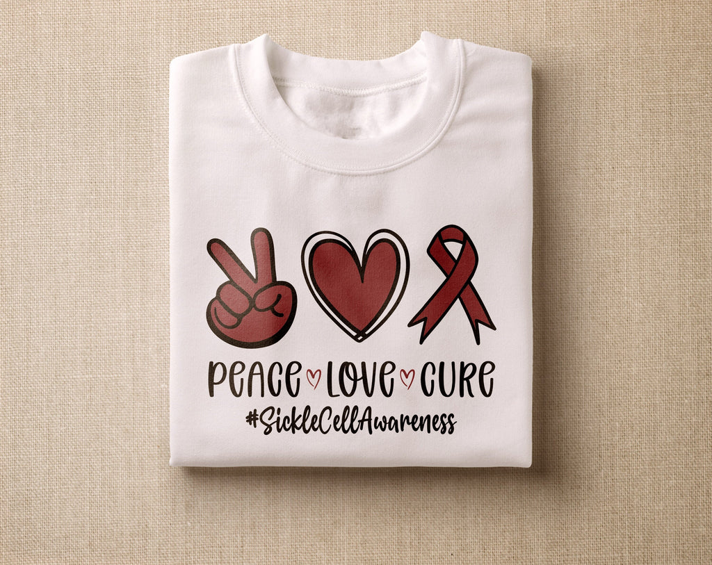 Sickle Cell Awareness SVG Bundle, 24 Designs, Sickle Cell PNG, Sickle ...