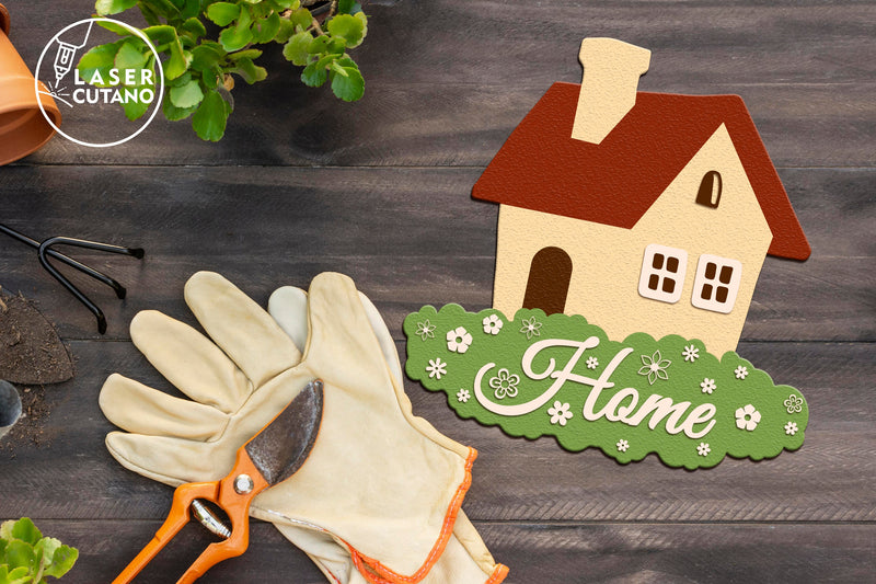 SIGN HOME Bundle Laser Cut Wood, Multilayer Laser Cut Files, Sign SVG ...