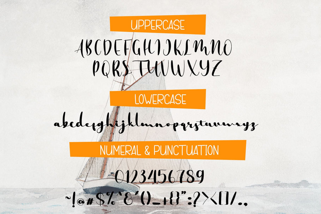 Signs - Handwritten Font - So Fontsy