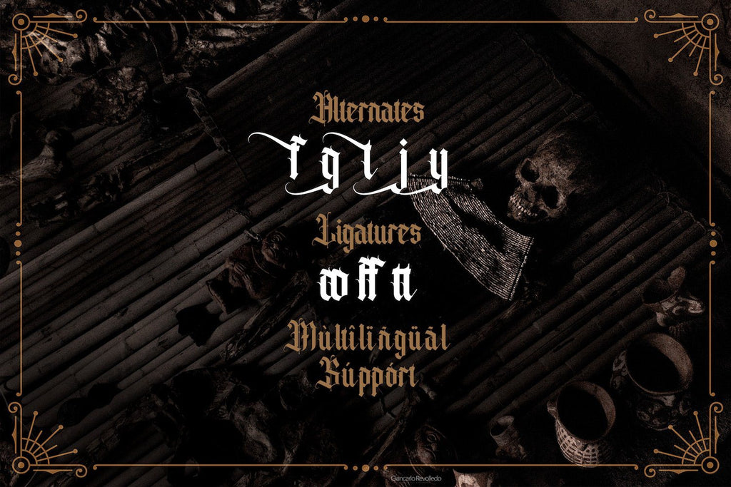 Silafejira - Blackletter Font - So Fontsy