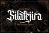 Silafejira - Blackletter Font - So Fontsy