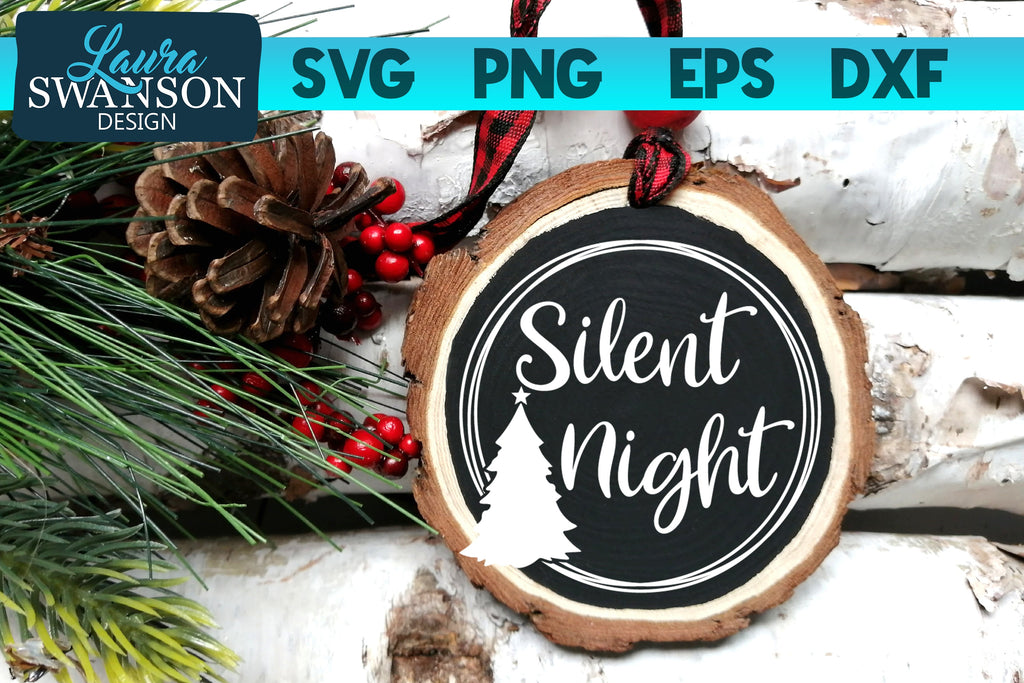 Silent Night SVG Cut File - So Fontsy
