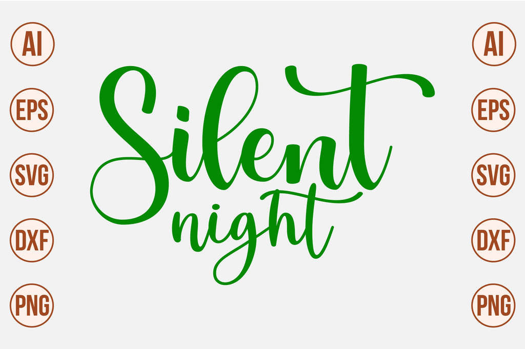 Silent night-svg - So Fontsy