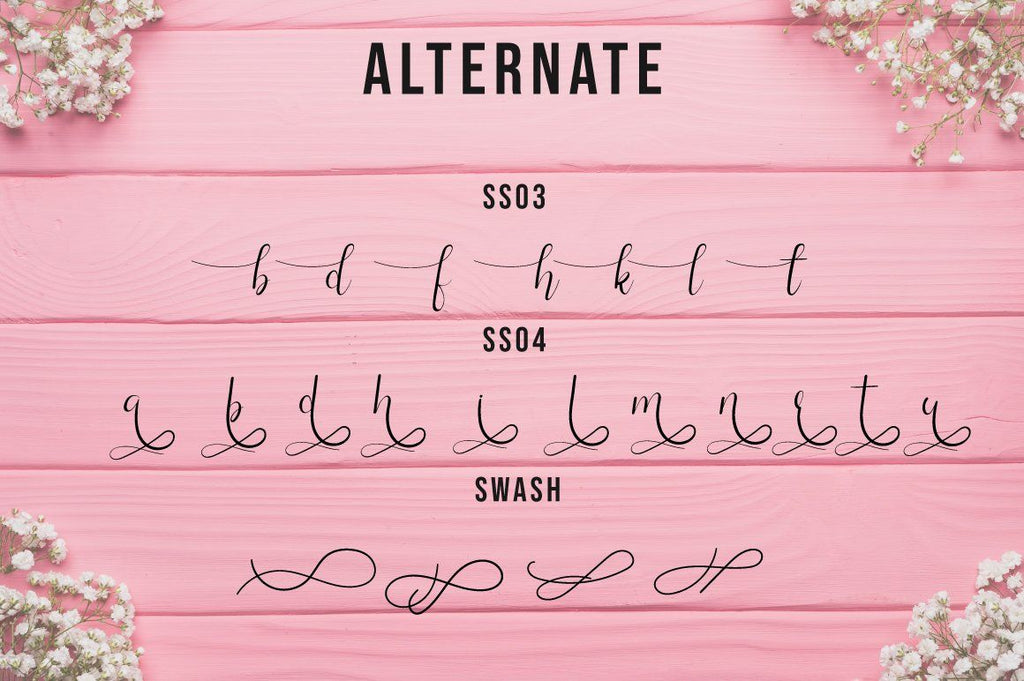Silhouette Script - So Fontsy