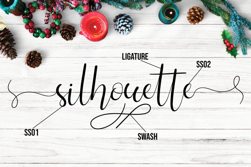 Silhouette Script - So Fontsy