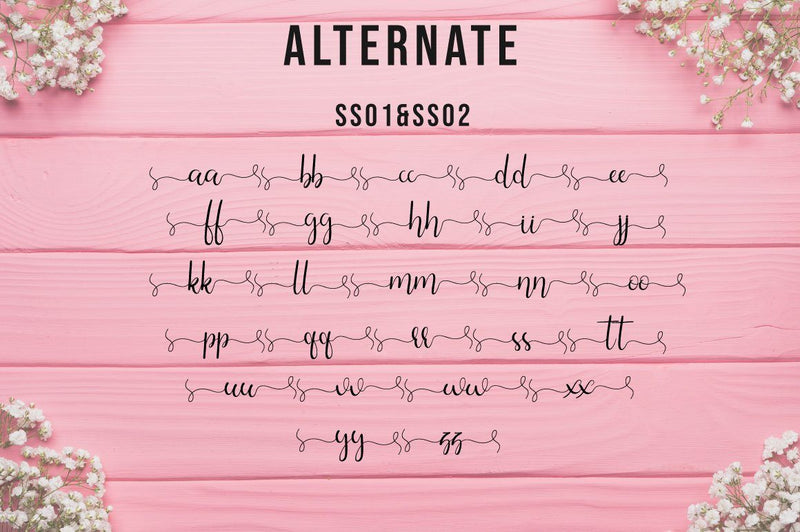 Silhouette Script - So Fontsy