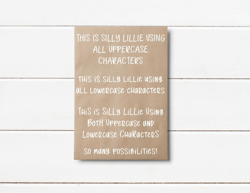 Silly Lillie Font - So Fontsy