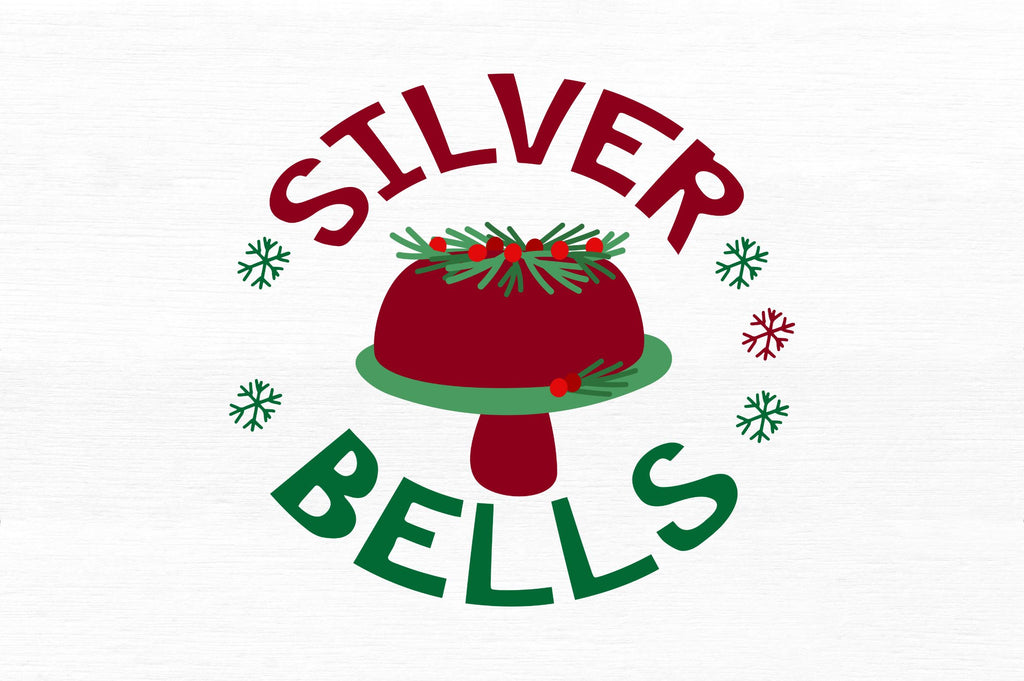 Silver bells SVG Design - So Fontsy