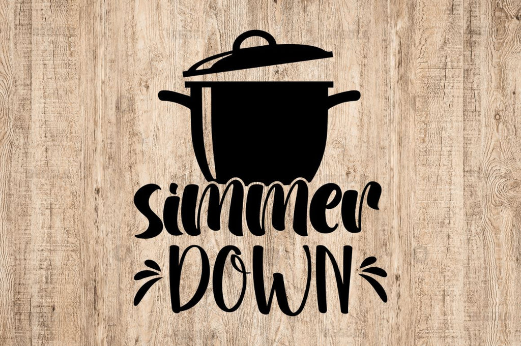 Simmer down SVG - So Fontsy