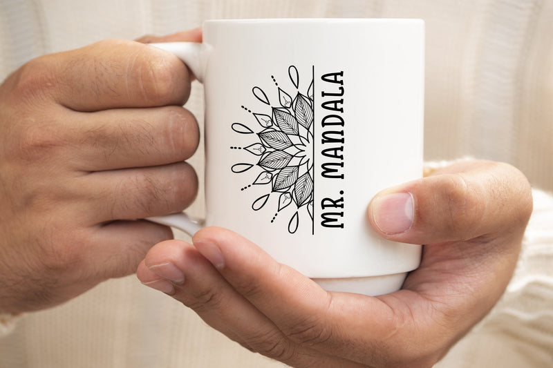 Simple Mandala Monogram SVG, Mandala - So Fontsy