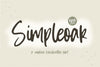 Simpleoak Modern Handwritten Font - So Fontsy