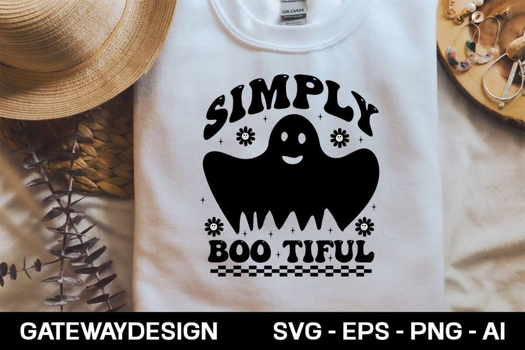 Simply Boo Tiful Svg Design - So Fontsy