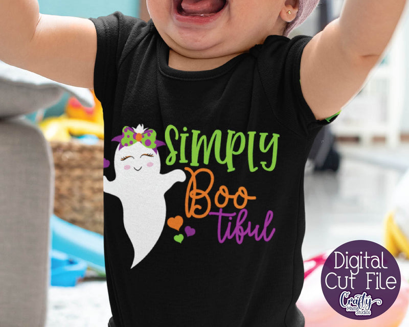 Simply Bootiful - Ghost Svg - Halloween - So Fontsy