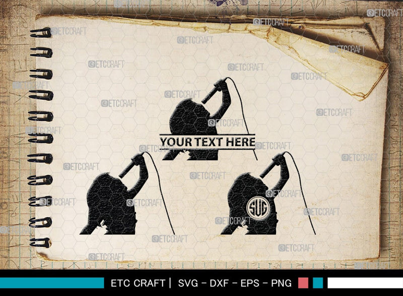 Singer Monogram, Singer Silhouette, Singer SVG, Singing People Svg ...