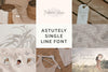 Single Line Font Bundle Vol 1 - So Fontsy