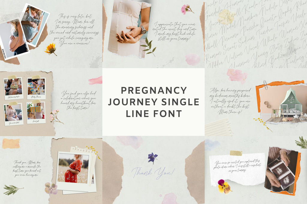 Single Line Font Bundle Vol 2 - So Fontsy