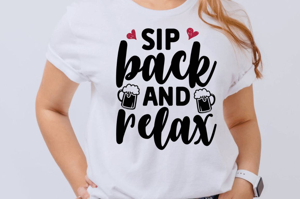 Sip back and relax SVG - So Fontsy