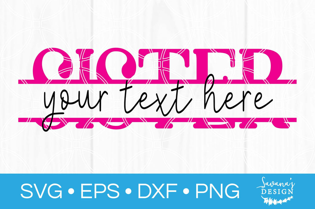 Sister Split Monogram SVG - So Fontsy