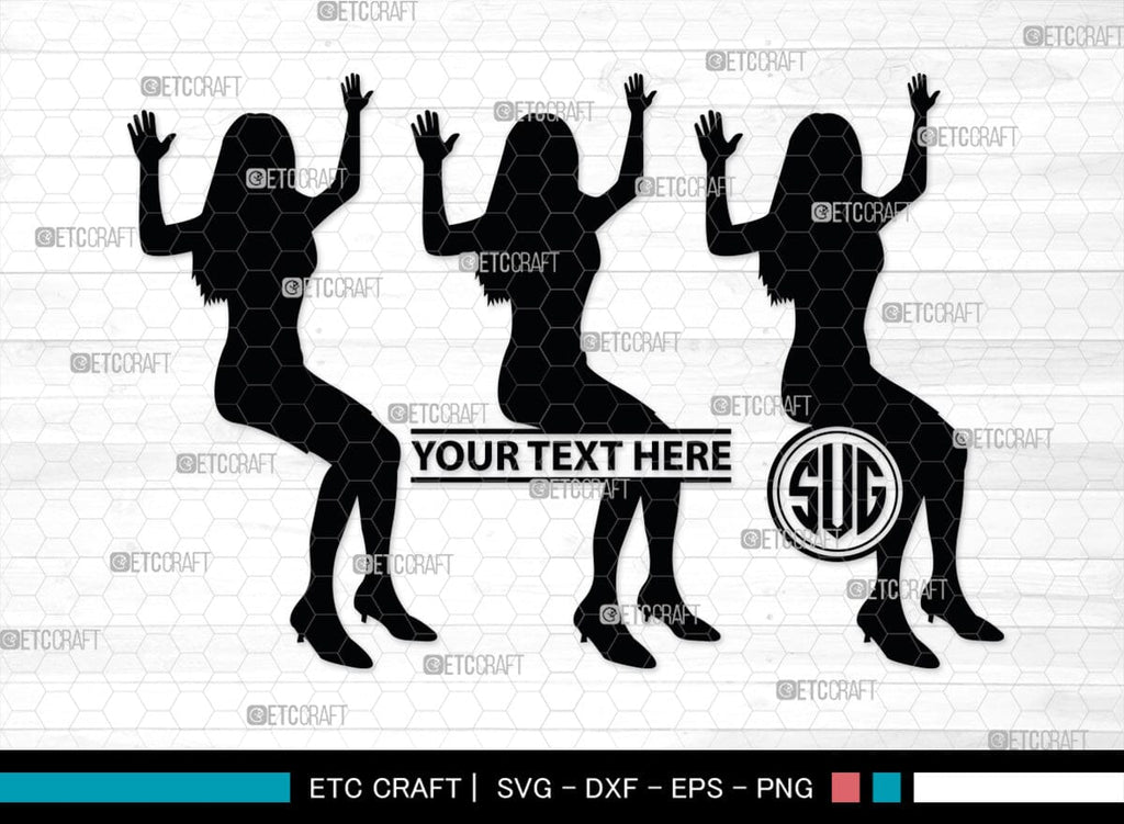 Sitting People Monogram, Sitting People Silhouette, Sitting People SVG ...