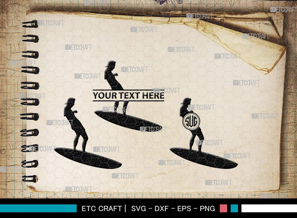 Skiing Monogram, Skiing Silhouette, Skiing SVG, Skiing Bundle, Sport ...