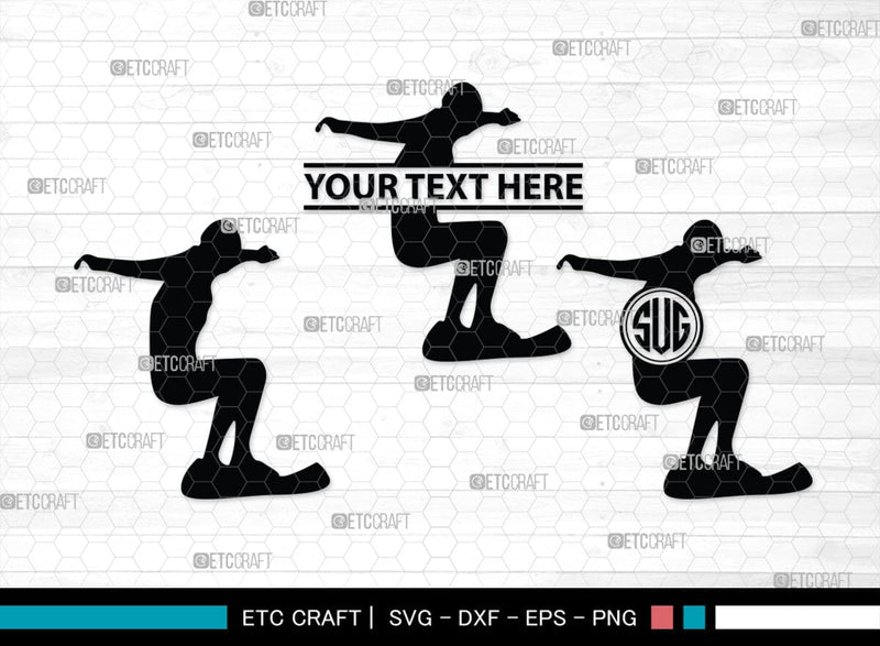 Skiing Monogram, Skiing Silhouette, Skiing SVG, Skiing Bundle, Sport ...