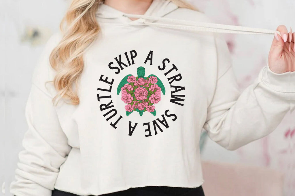 Skip a Straw Save a Turtle Sublimation - So Fontsy