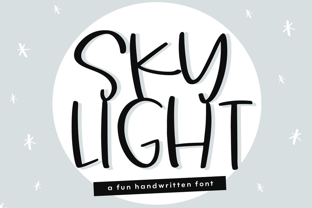 Skylight - Fun Handwritten Font - So Fontsy