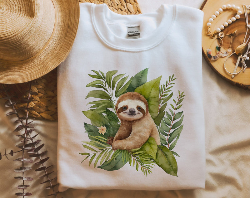 Sloth Sublimation Designs Bundle, 6 Designs, Cute Sloth PNG Files ...