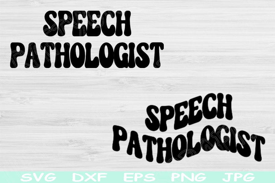 SLP Svg Dxf Png Eps Cut File, Speech Pathologist Svg, Speech Therapist ...