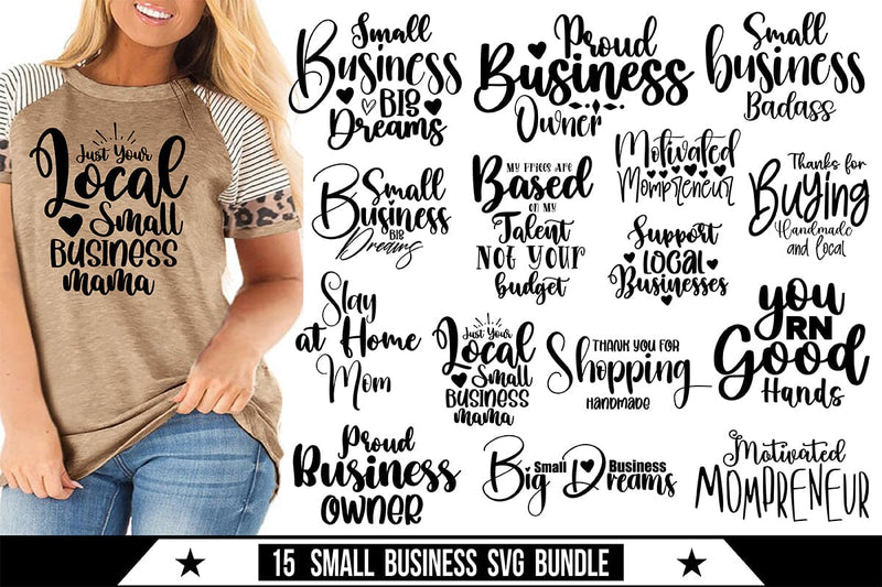 Small Business SVG Bundle, Motivational svg - So Fontsy