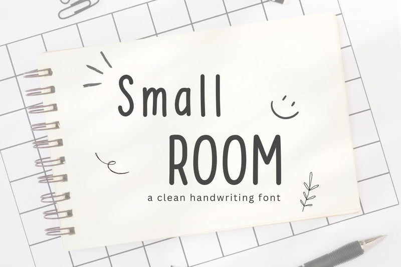 Small Room - Clean Handwriting Font - So Fontsy