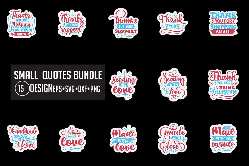 Small SVG bundle 15 design - So Fontsy