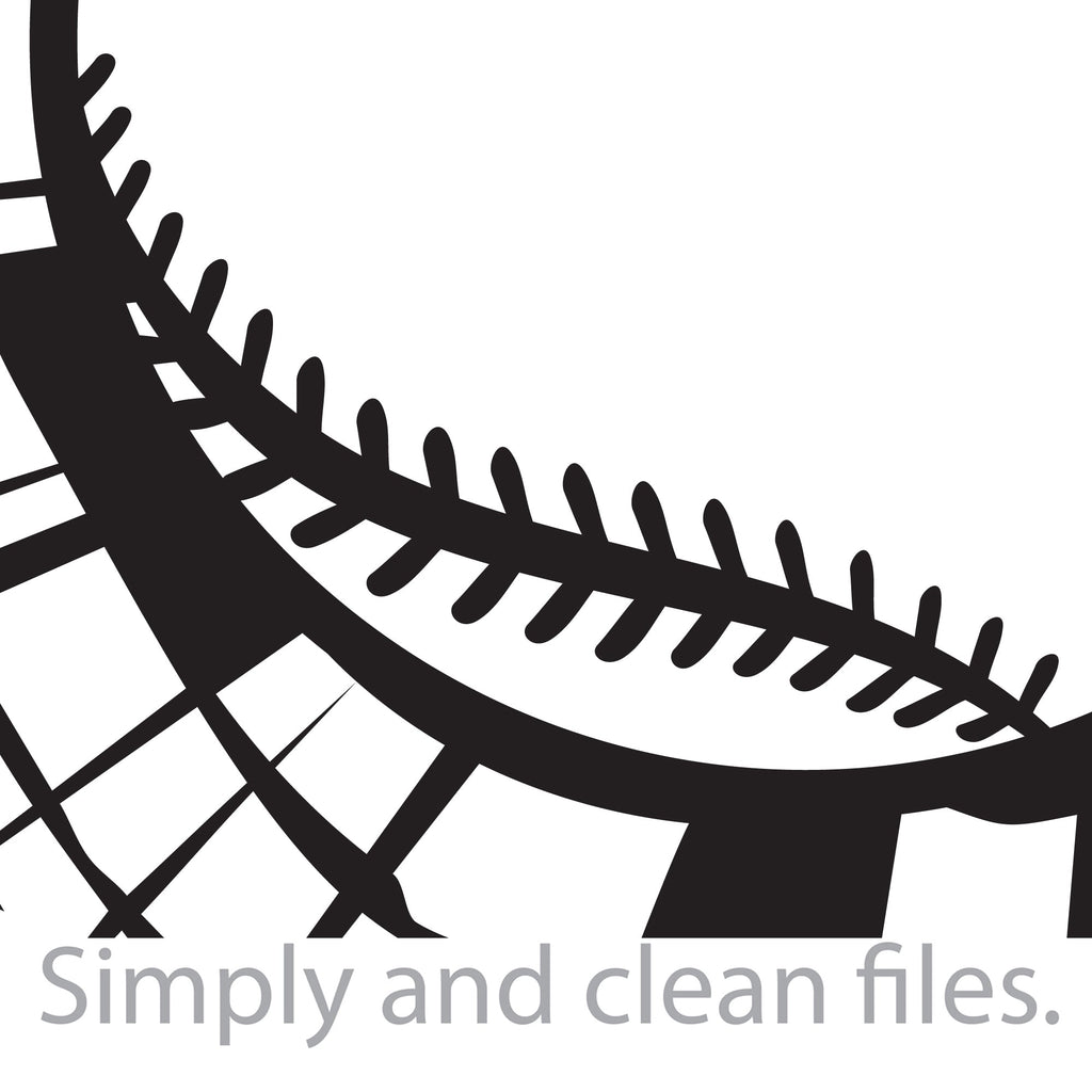 Smashing baseball ball. Cut files for Cricut. Clip Art silhouette (eps ...
