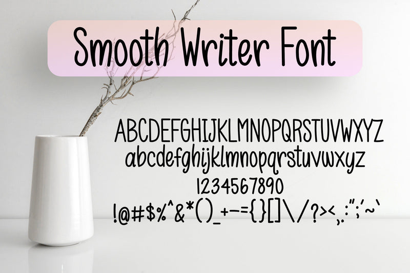 Smooth Writer Font - So Fontsy