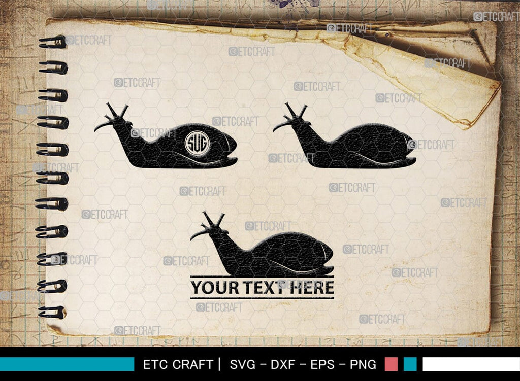 Snails Monogram, Snail Silhouette, Snail SVG, Snail, Sea Snail Svg ...
