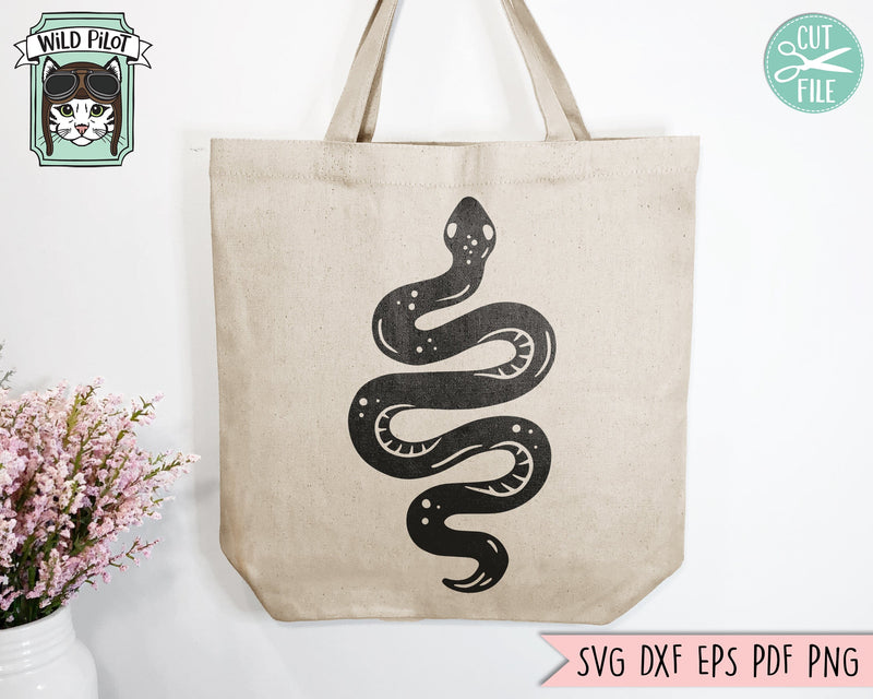 Snake SVG Cut File, Snake Clipart, Snake PNG, Reptile SVG, Tattoo svg ...